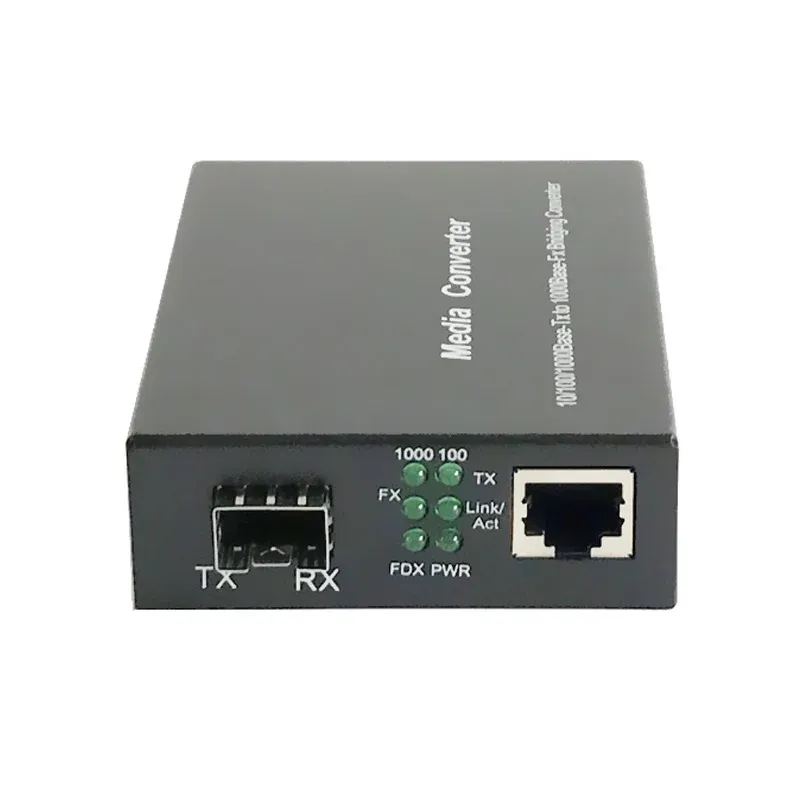 1000Mbps Gigabit Fiber Optic Switch Transceiver Module RJ45 to SFP ...
