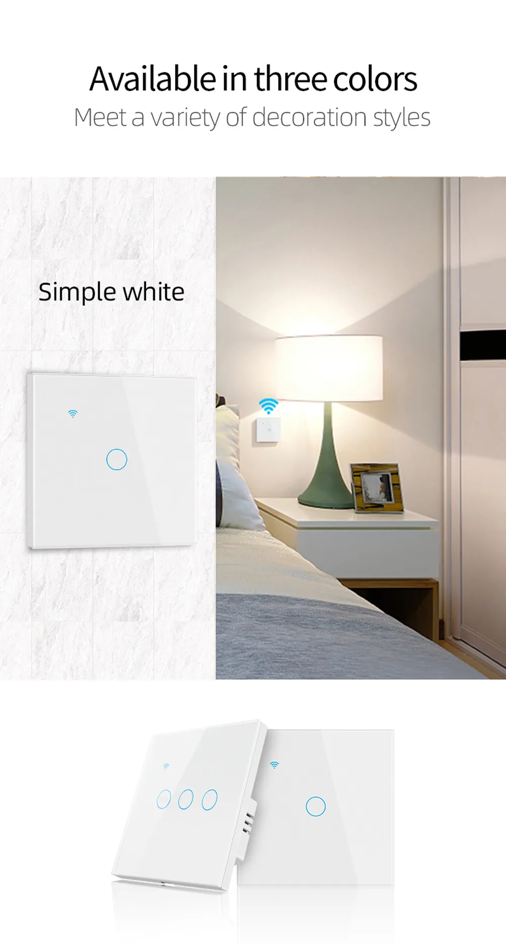 DHgate.com:Smart Switch EU WiFi Smartlife Neutral Wire/No Neutral Wire ...
