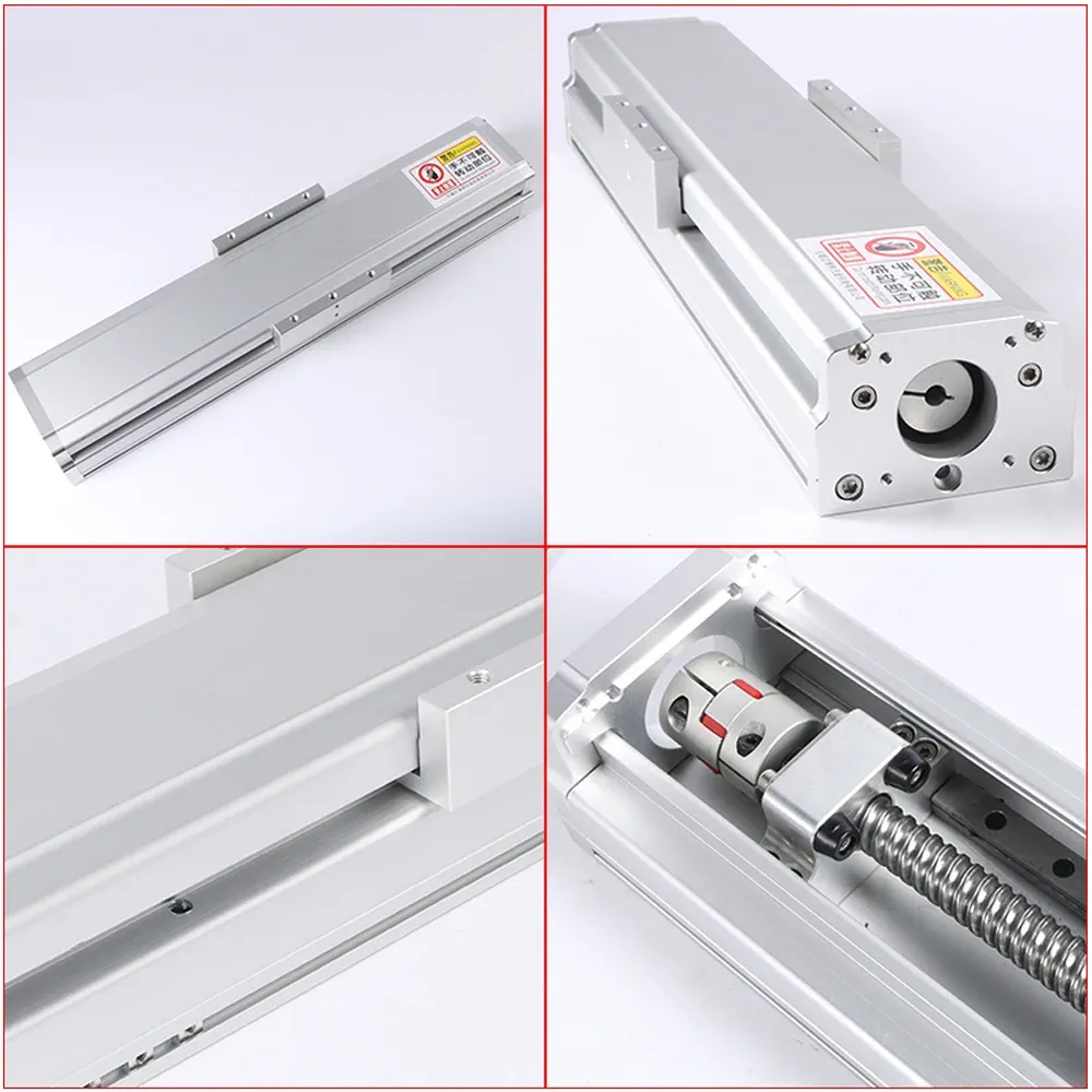 Heavy Load Linear Rail Guide 100 1000mm Stroke CNC Slide Table With ...