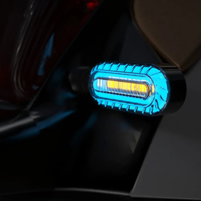 Waterproof Universal Motorcycle LED Turn Signals with Built-in LED ...
