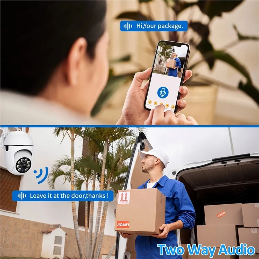 DHgate.com:2MP/3MPWiFi IP Security Camera, AI Human Tracking, 2-Way ...