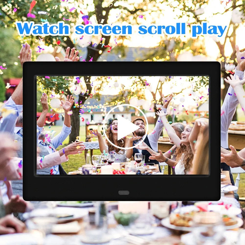 7 Inch HD Digital Photo Frame, 800x480 LED Smart Electronic Photo Album ...