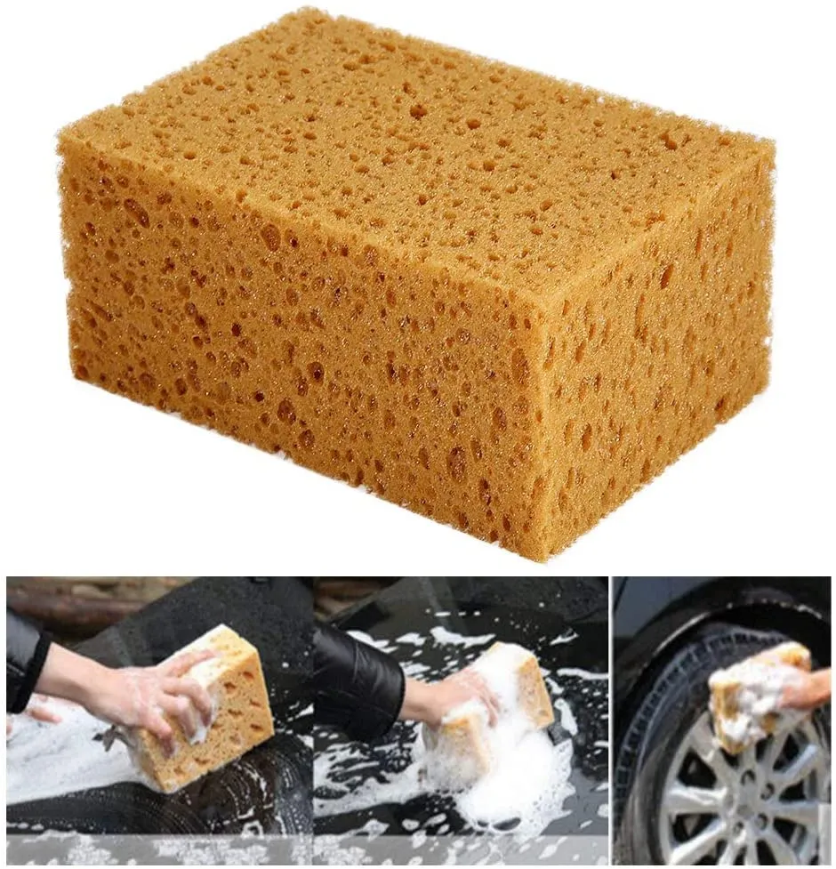 Large Honeycomb Car Washing Sponge: Premium Detailing, Dusting ...