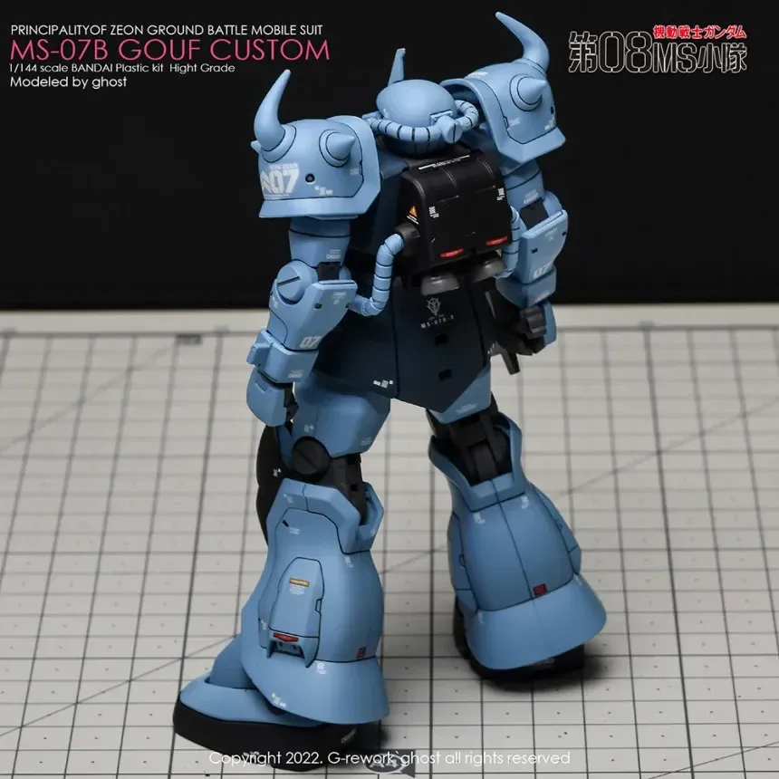 Custom Fluorescent water resistant stickers for 1/144 Scale Model Hobby ...