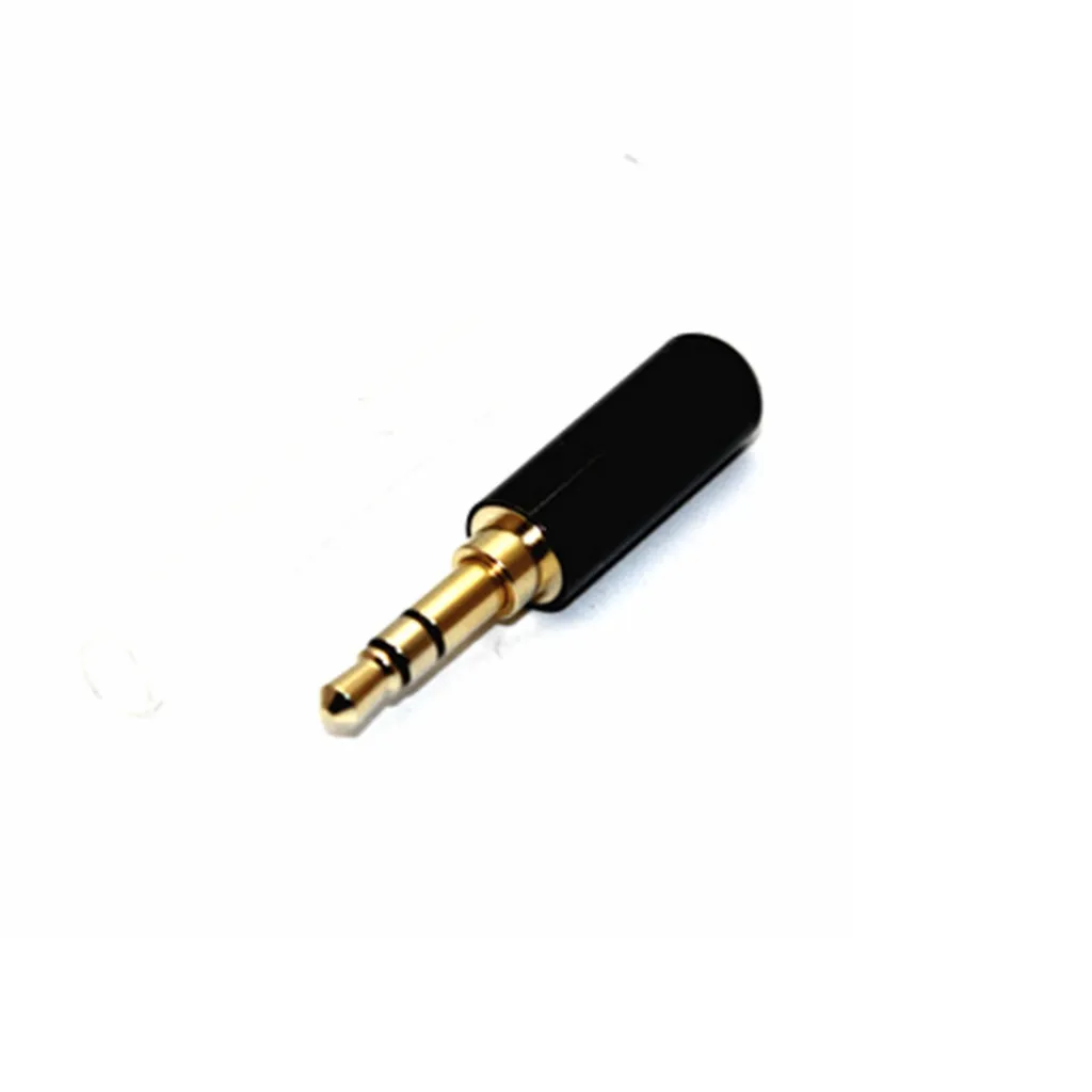 5mm 3 Pole Stereo Jack 3 Pin Male Gold Plated Headphone Jack Solder ...