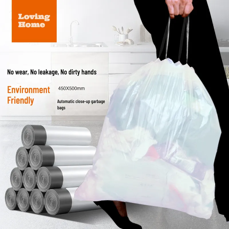 DHgate.com:Extra-Large Trash Bags with Drawstring Handles - 50 Pack ...