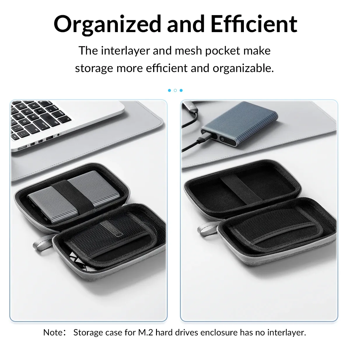 External Hard Drive Case, Durable Carrying Case for 2.5 External Hard ...