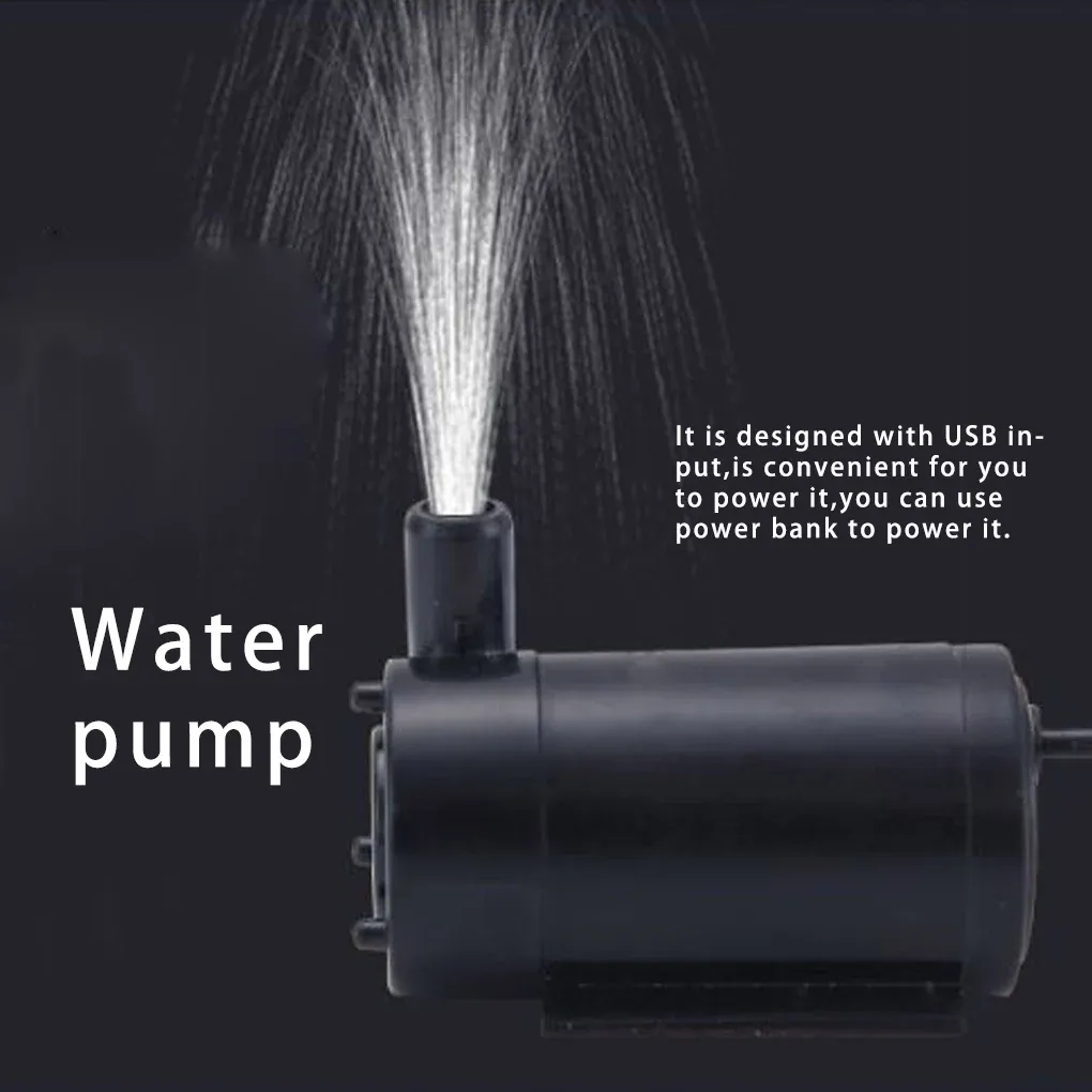 Mini USB Submersible submersible pump with 1m Cable - Silent and ...