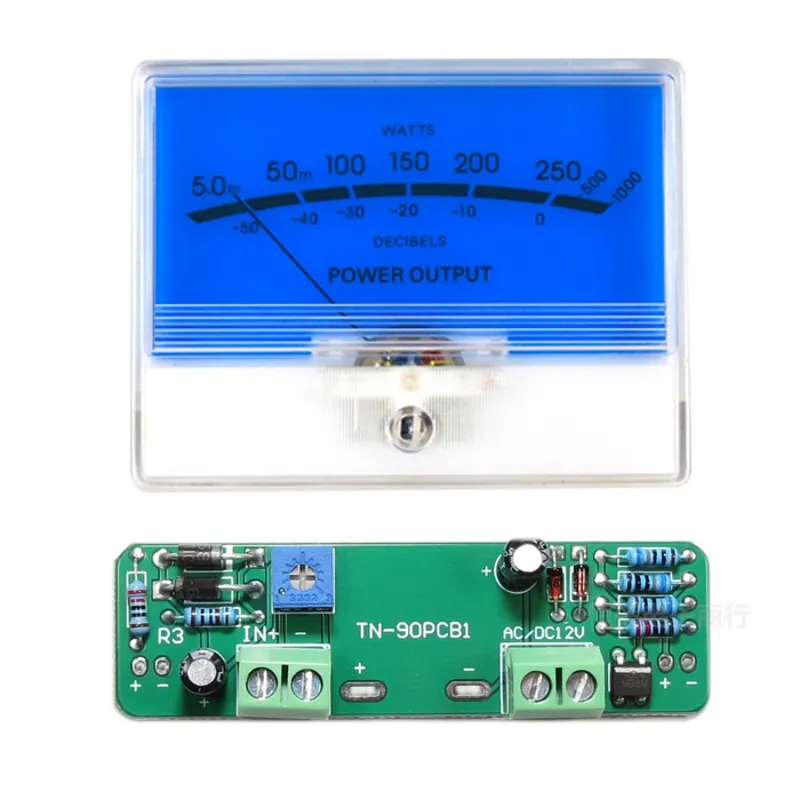 VU Level Meter Stereo Preamp Tube Bluetooth Amplifier Board Audio Power ...