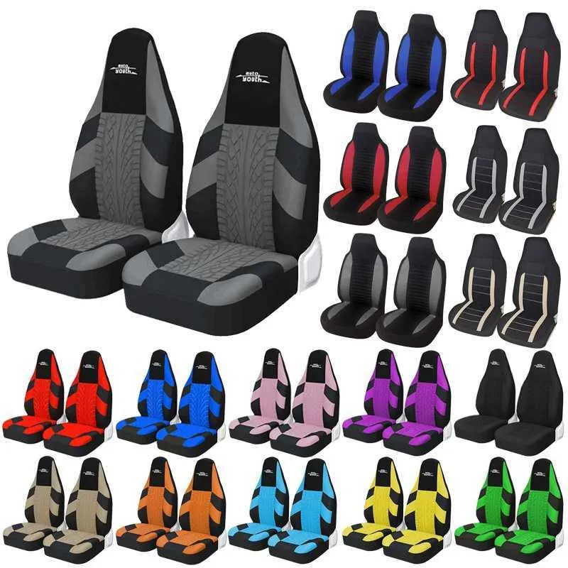 Universal Fit Sports Car Seat Covers: High Bucket Design, Tire Style ...