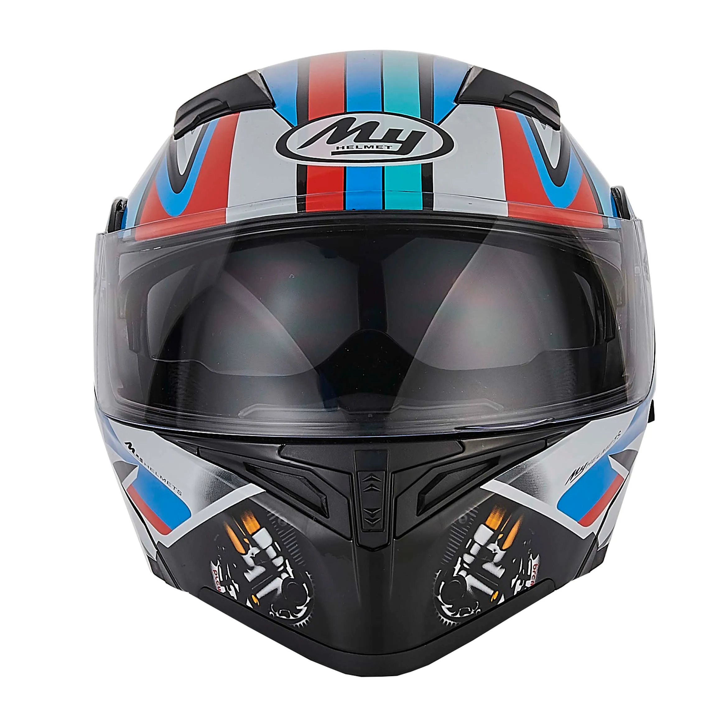 DOT Approved Motorcycle Helmets, Safety Modular Flip Helmet With Dual ...