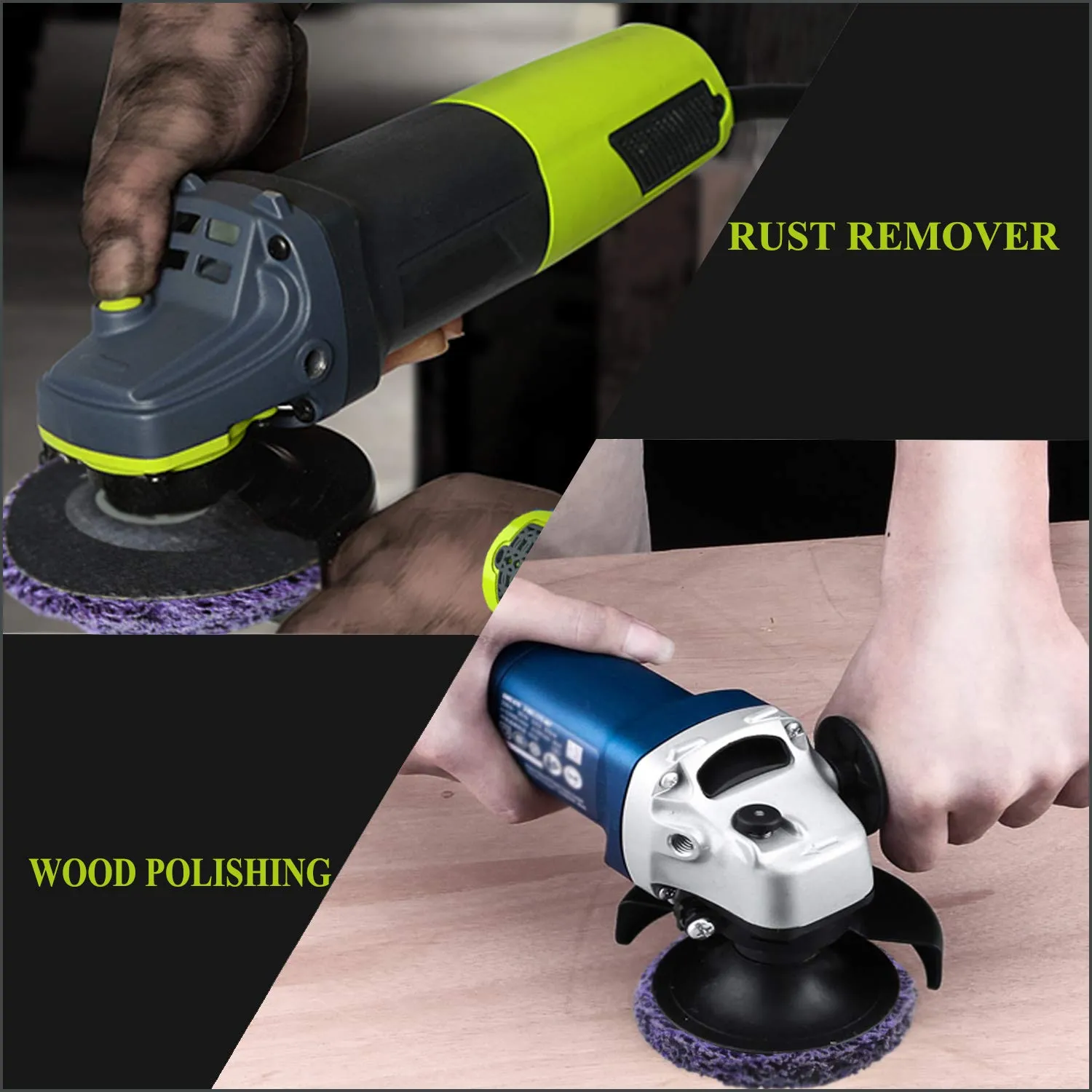 2-5 Inch Abrasive Wheel Poly Strip Disc Paint and Rust Remover for ...