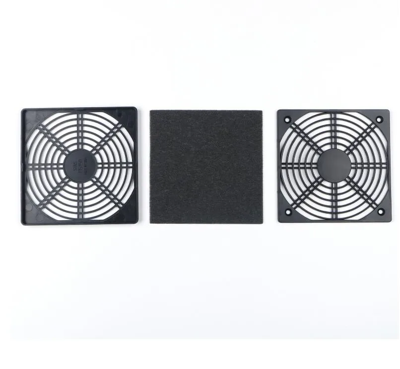3-in-1 Plastic Fan Dust Filter Guard for 80mm, 90mm, and 120mm PC ...