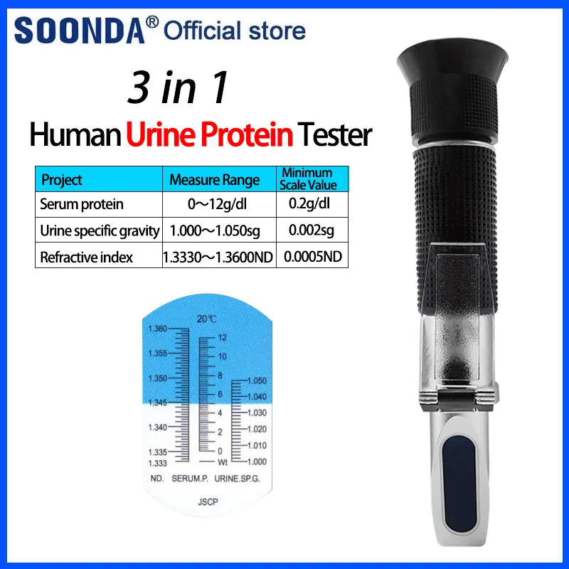 refractometer serum protein