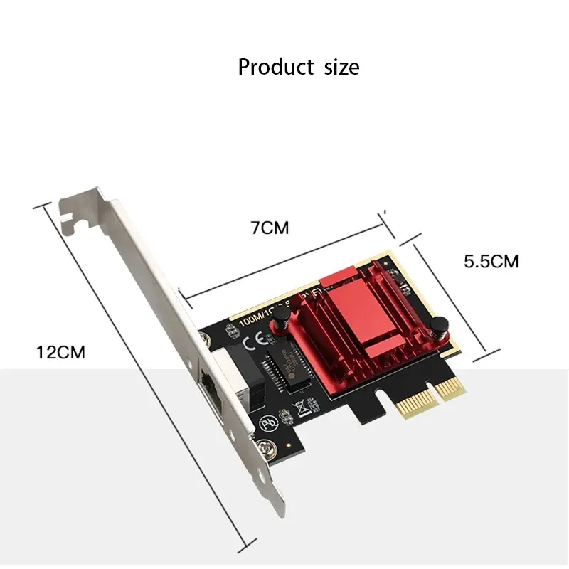 DHgate.com:High-Speed 2.5 Gigabit PCI-E Network Card: RJ45 Ethernet LAN ...