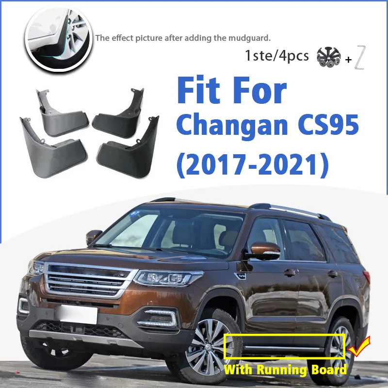 DHgate.com:Changan CS95 CS 95 2017-2024 Premium Front Rear Mudguards ...