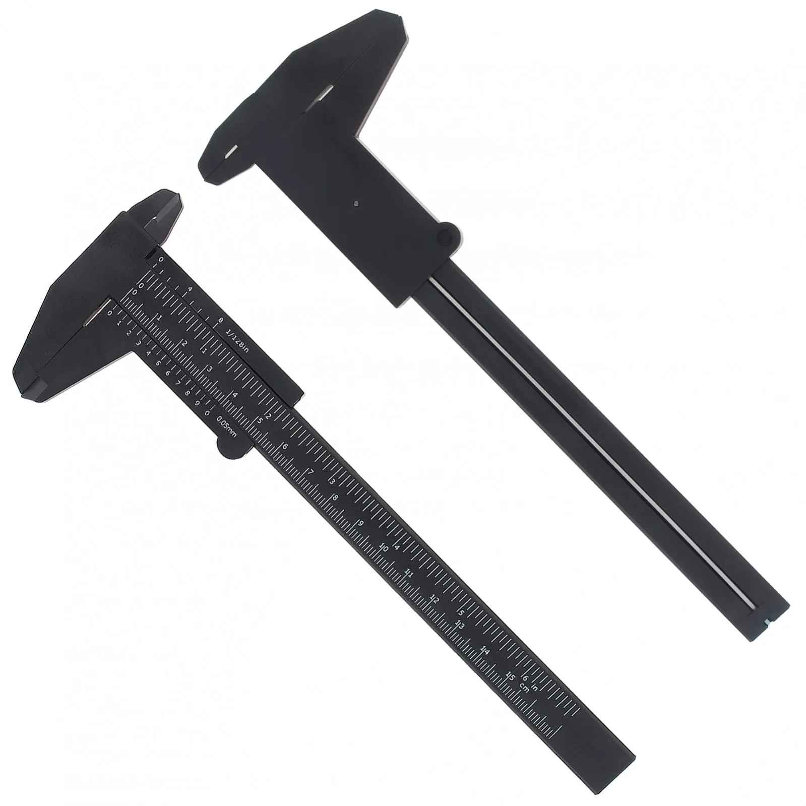 Caliper Gauge Tool 0-150mm Double Scale Plastic Vernier Caliper ...