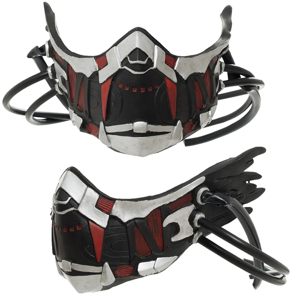 Mouth Mask Cosplay Game Code Vein Mia Karnstein Latex Headwear Props ...