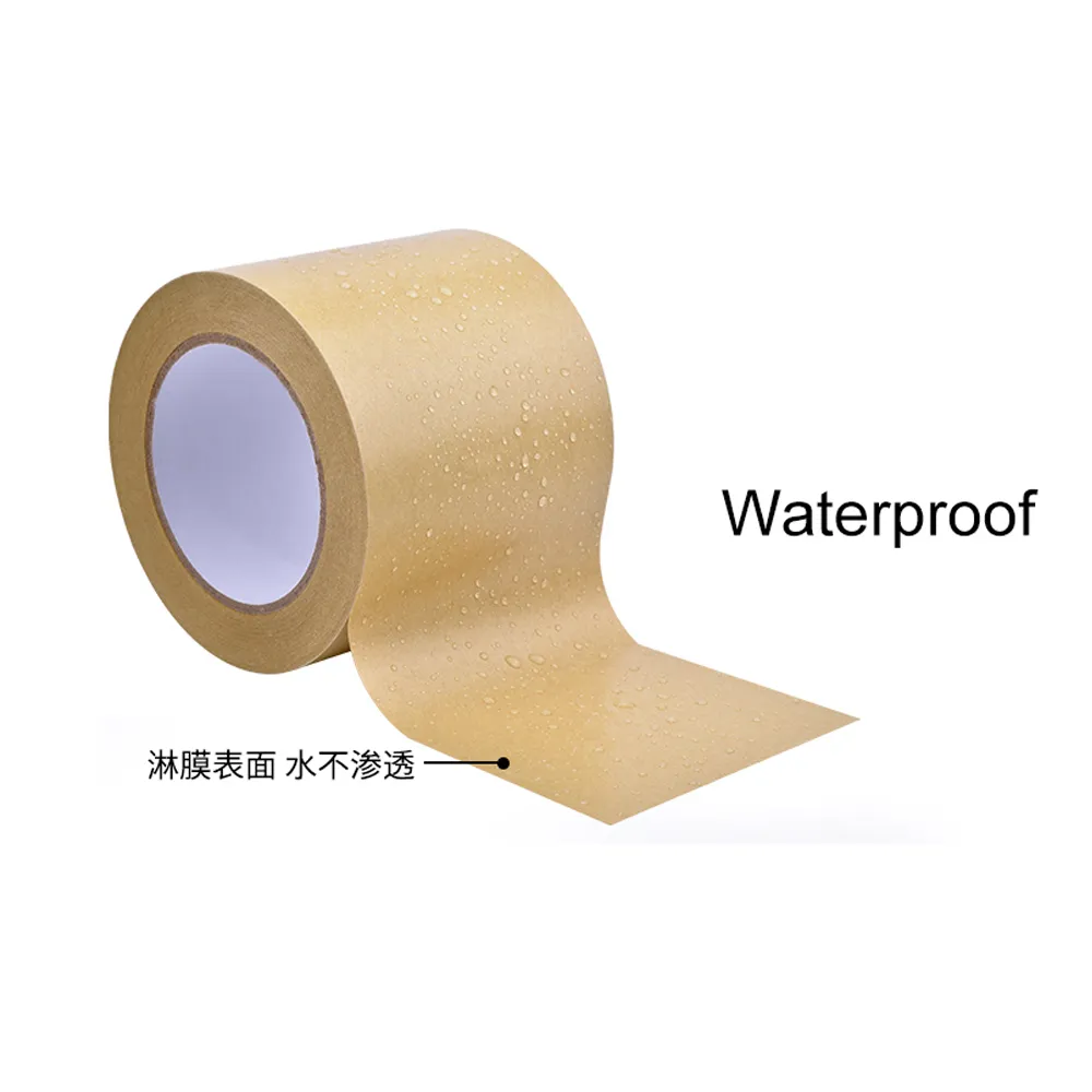 DHgate.com:Brown Kraft Paper Tape, 23M/Roll, Tearable, Self-Adhesive ...