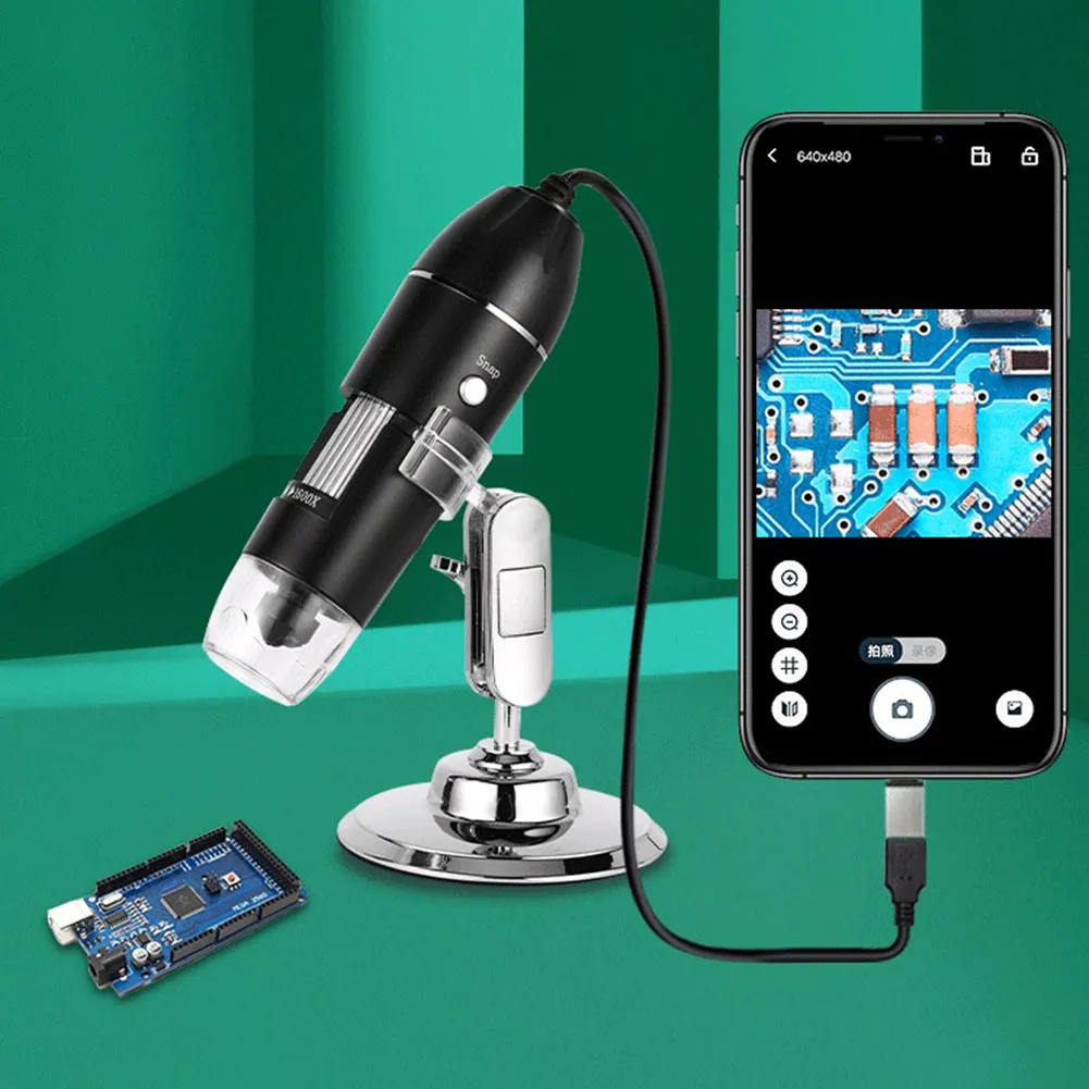 Soldering Microscope Endoscopic With Stand, Portable Electronic ...