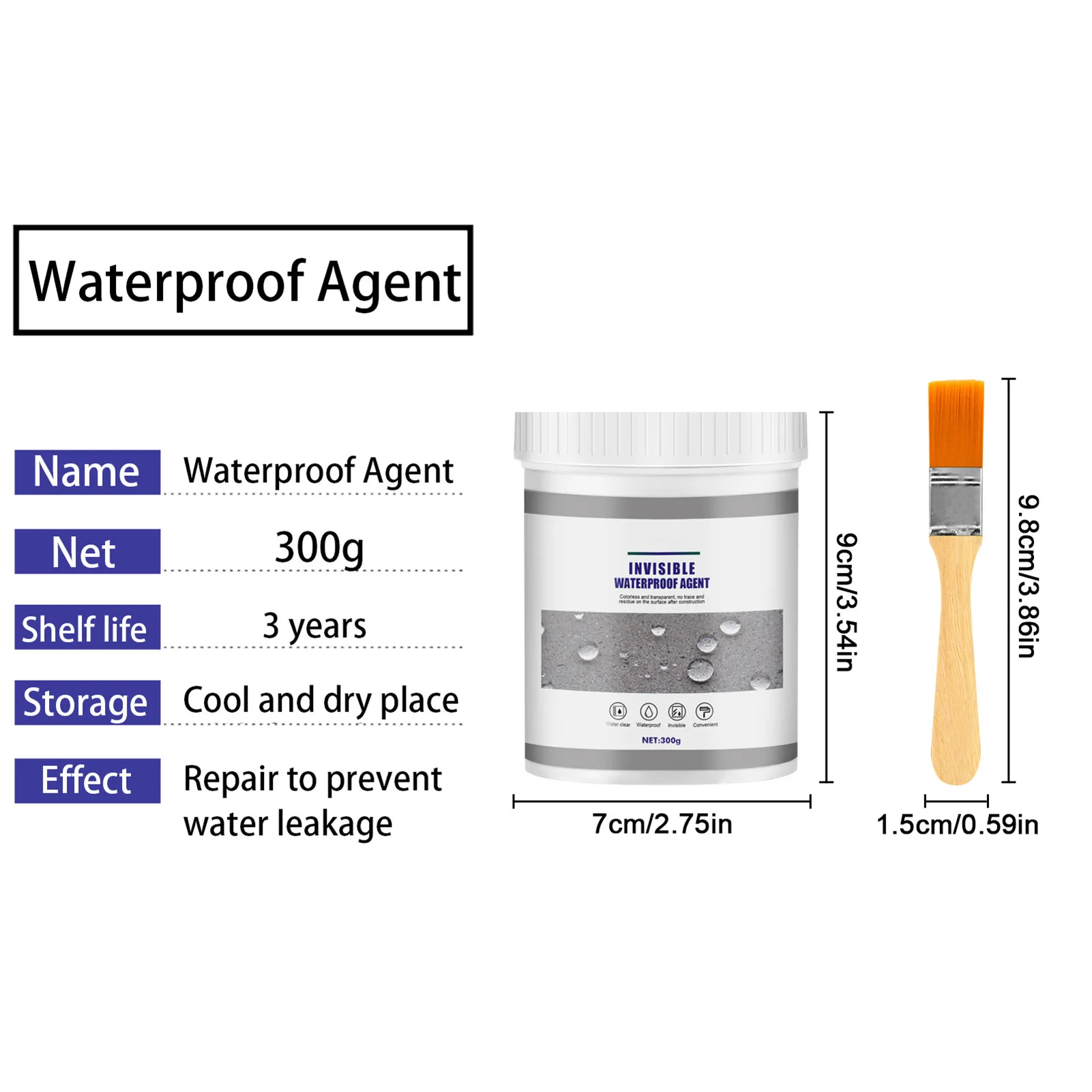 300/100g Super Strength Leak Repair Glue: Waterproof Sealant Spray for ...