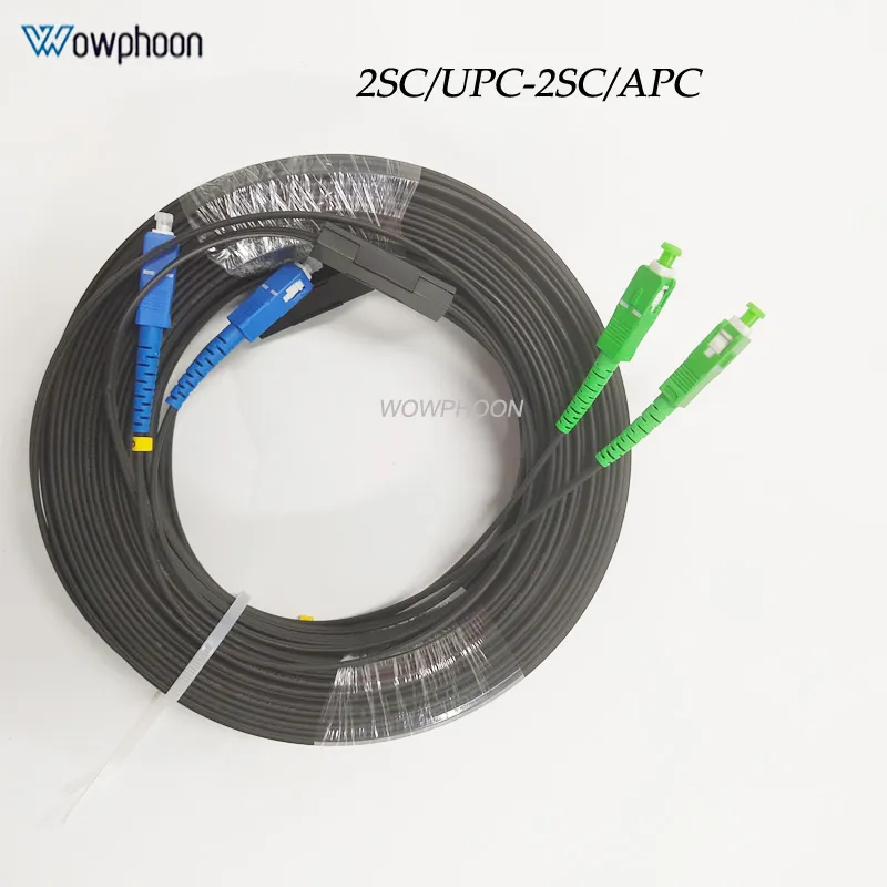 Outdoor Fiber Optic Cable Assembly Ruggedized FTTH Patch Cord With SC ...