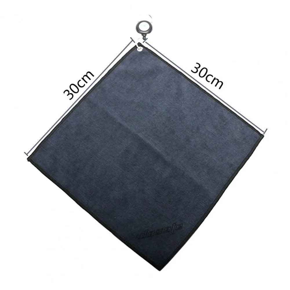 Breathable Golf Cleaning Towel Absorbent Square Towel with Carabiner ...
