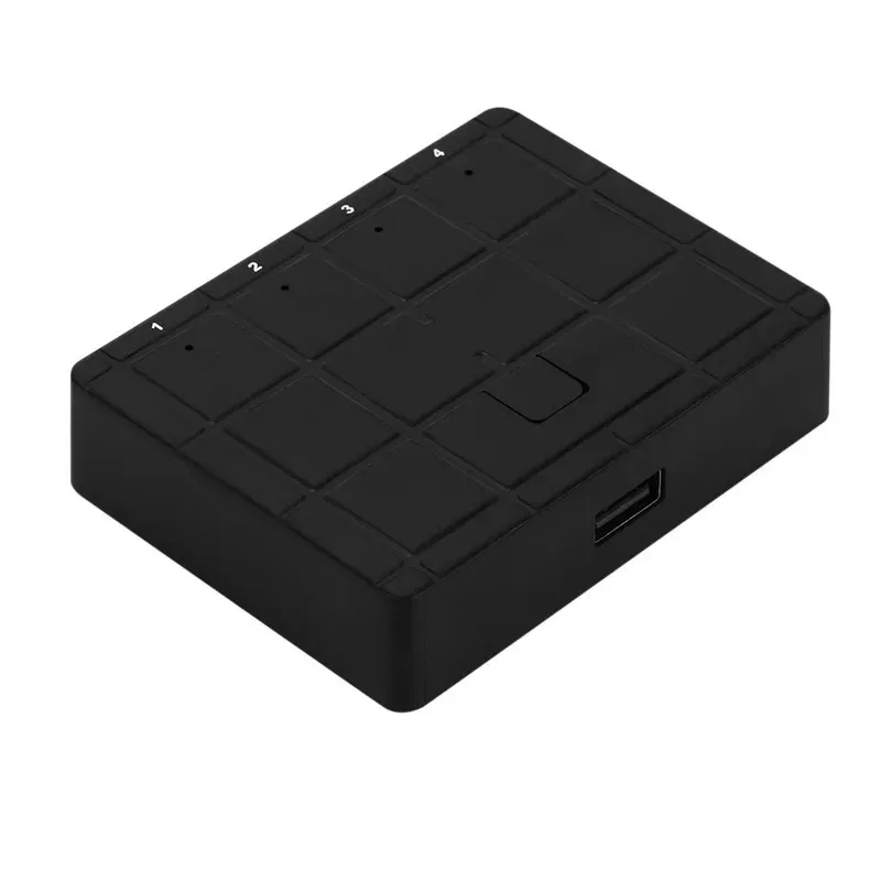 USB Printer Sharing Device Manual 4-Port Switch for Four Hosts 4 In 1 ...