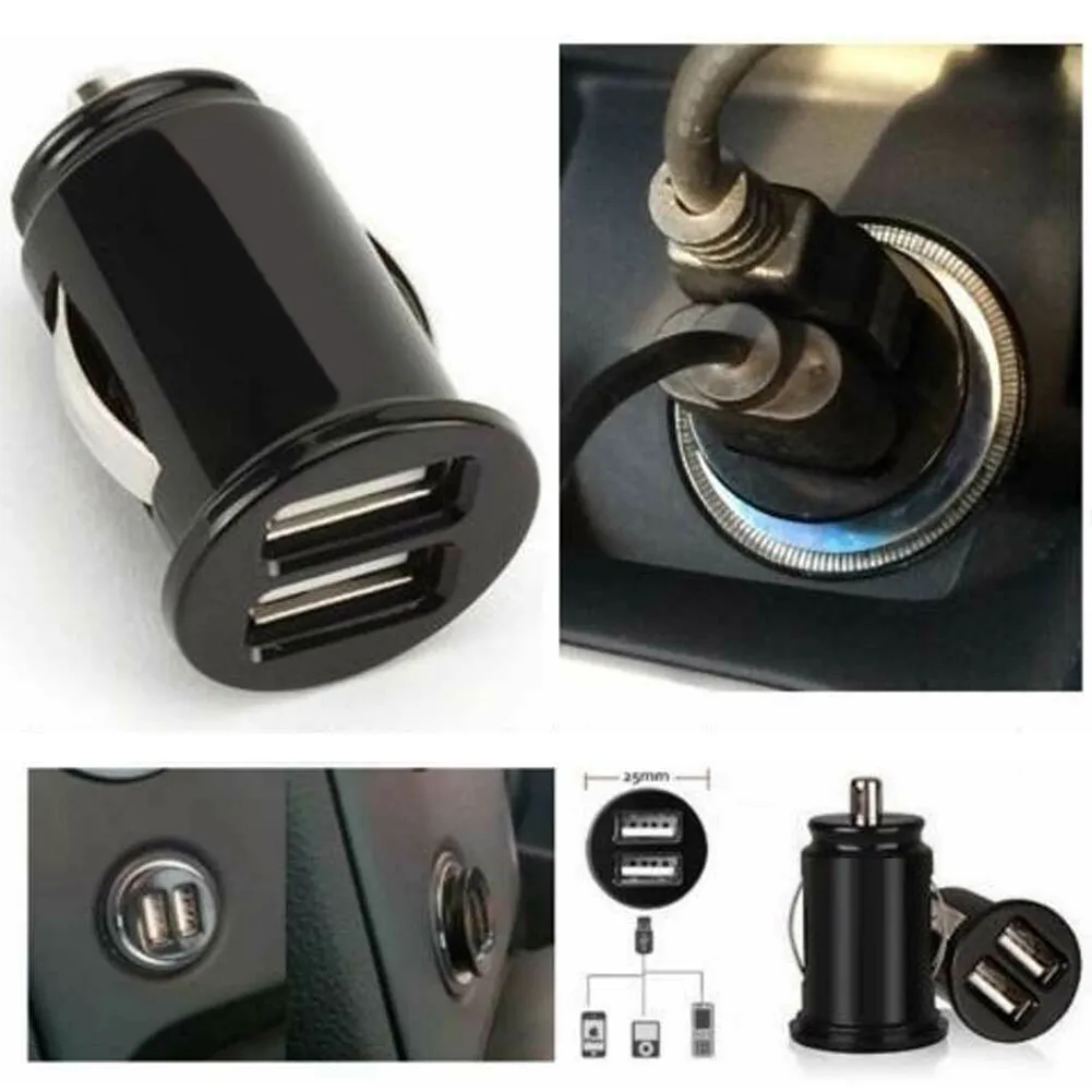 Ultra-Fast 3.2A Mini Car Charger, Dual USB Ports, Rapid Charging Power ...