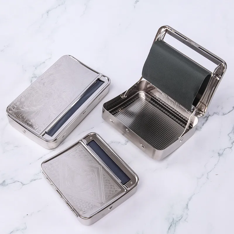 70 110mm Metal Cigarette Rolling Machine Tobacco Roller Case For ...