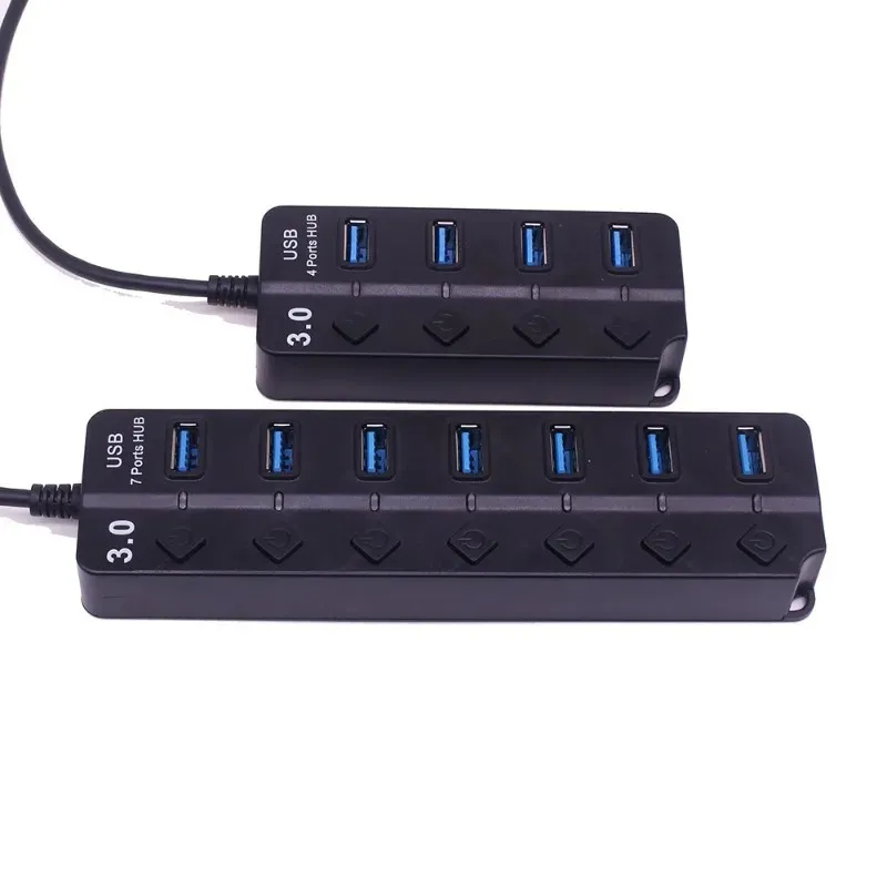 Multi-USB usb hubs with USB 3.0, Power Adapter, and 30CM Cable - Ideal ...