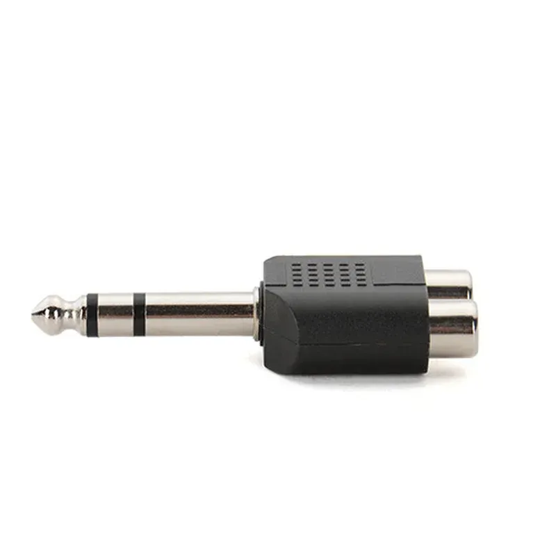 35mm 1/4 Inch TRS Stereo Jack Male to 2 RCA Female Audio Jack Y ...