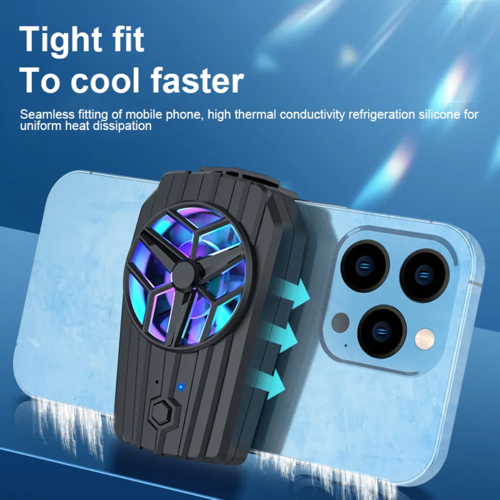 Universal Mobile Phone Cooling Fan Radiator Turbo Cooler for Gaming ...