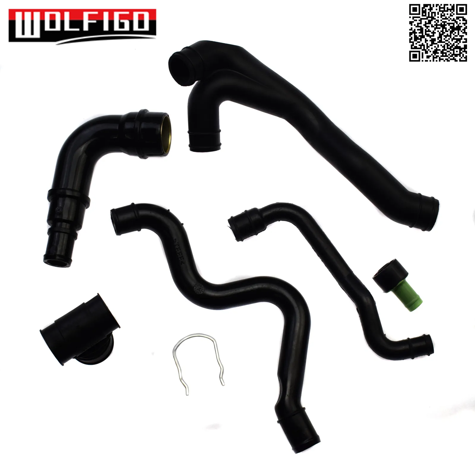 1.8T Crankcase Breather Hose Pipe Valve Kit For Audi A3 TT VW Jetta ...