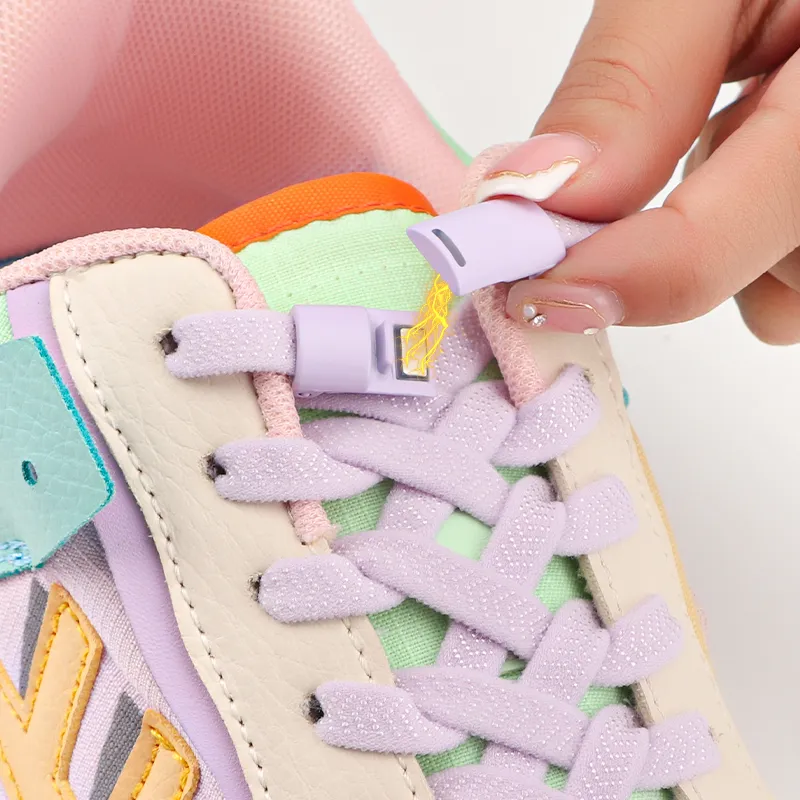 Magnetic No Tie Shoelaces: Elastic Flat Shoelaces for Sneakers - Quick ...