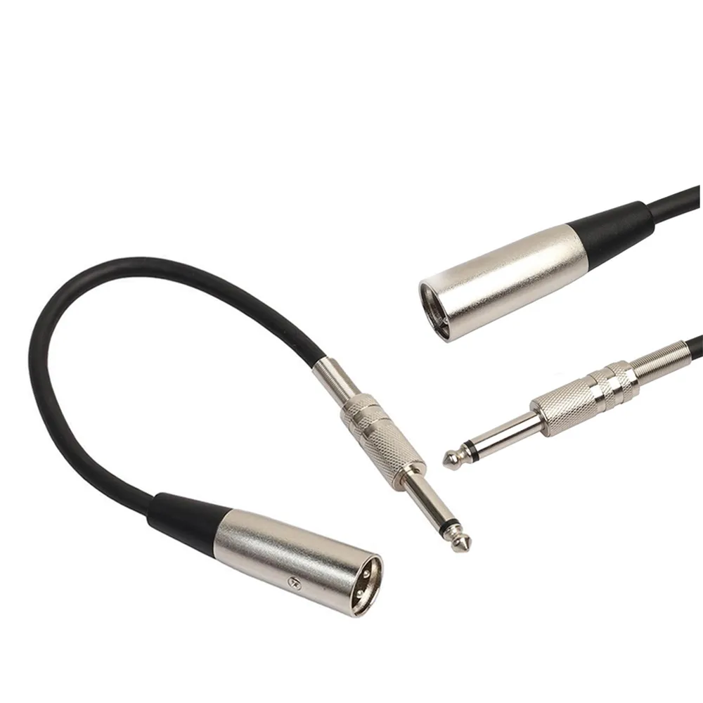 3 Pin XLR To 6.35mm TRS Stereo Audio Adapter Cable ... From Ddmyfeb ...