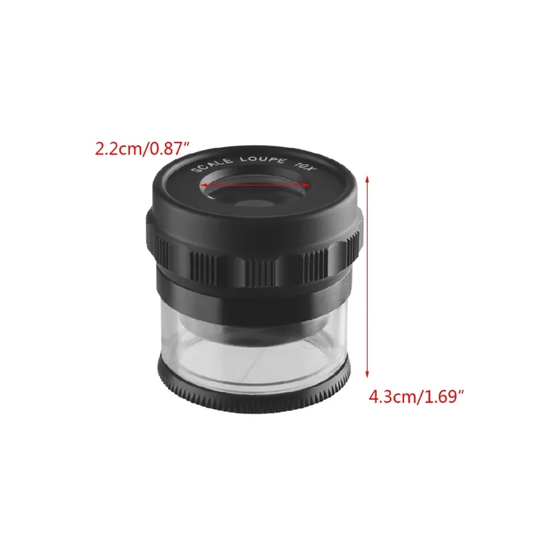 Compact 10X Stand Measuring magnifier for phone Scale - Upgraded Scaled ...