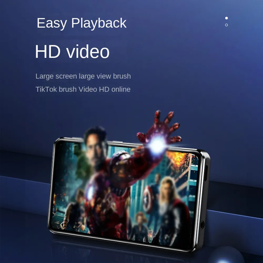 "Wireless Bluetooth player to play mp4 with Full Touch Screen, HiFi ...