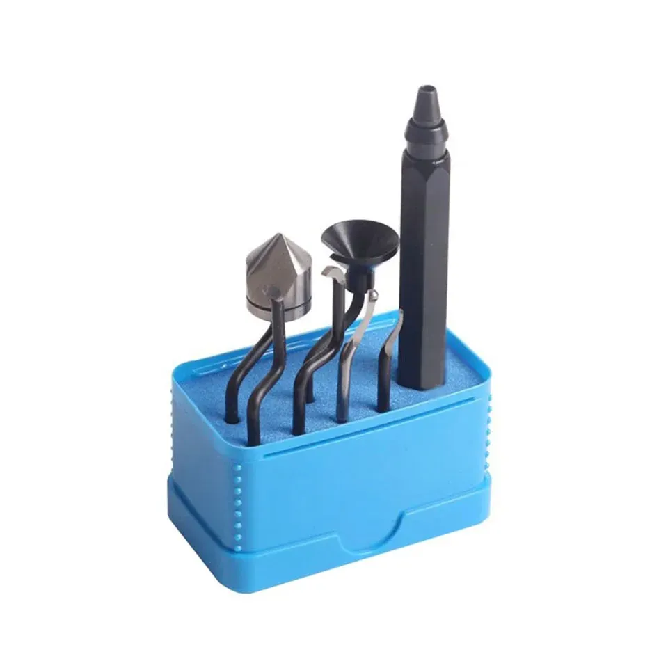 Trimmer Counterbore Scraper Tool Set for Internal Thread Chamfering and ...