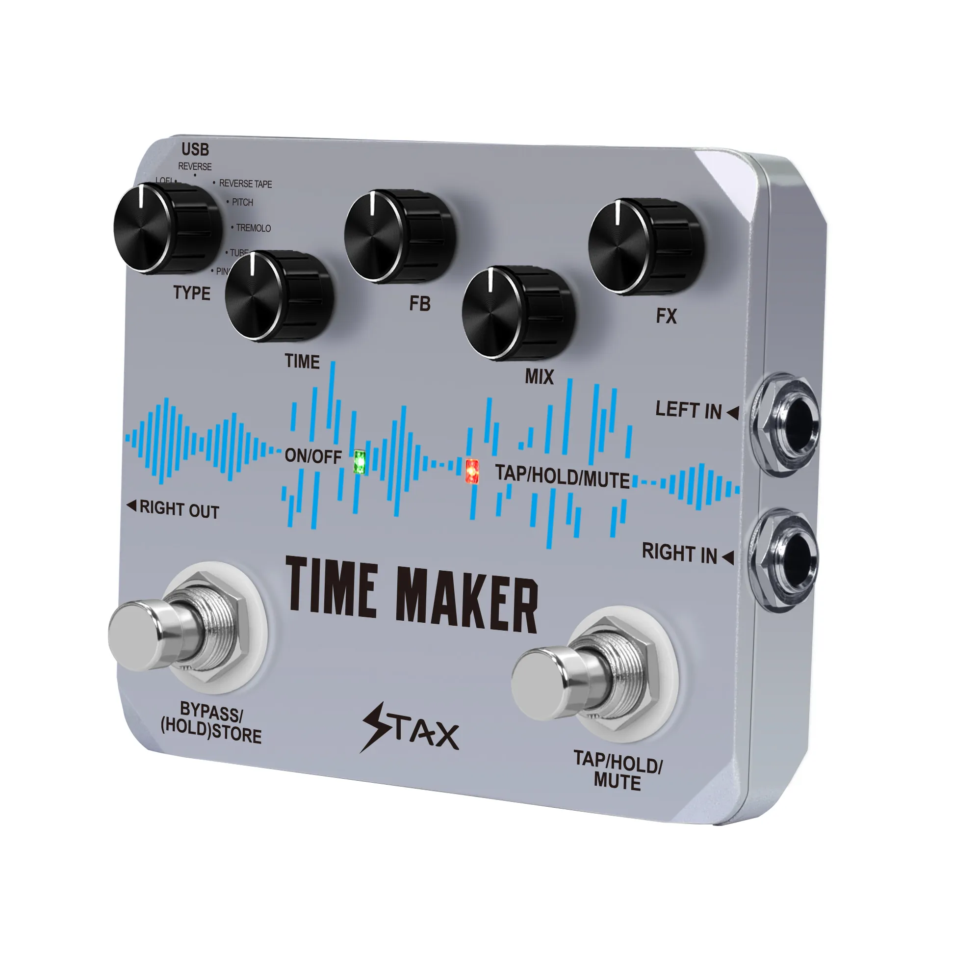 DHgate.com:Stax LTD-02 Guitar Time Maker Ultra Delay Effect Pedal for ...