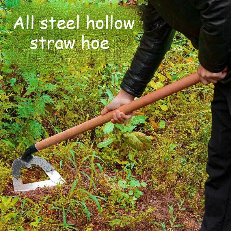 Handheld Steel Weeding Hoe for Outdoor Farm and Vegetable Garden Soil ...