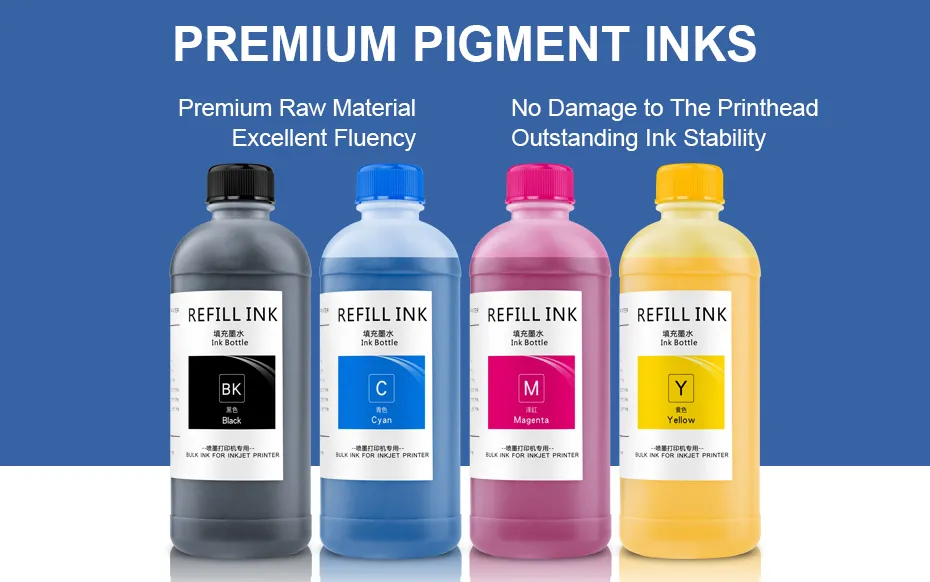 DHgate.com:500ML Pigment Ink Refill Kit for HP DeskJet and OfficeJet ...