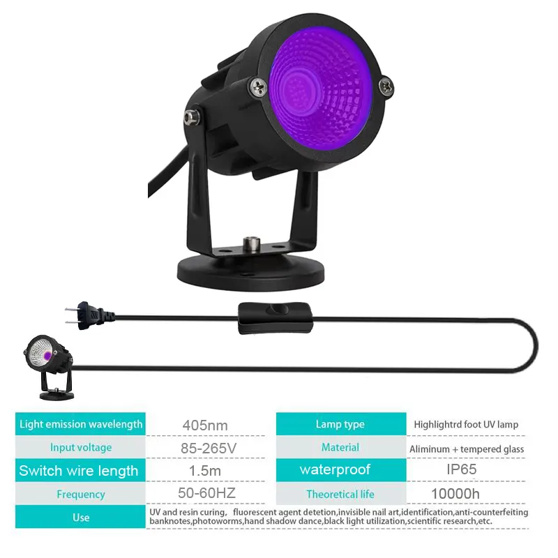 DHgate.com:405nm UV Resin Curing Light for 3D SLA/DLP/LCD Printers, EU ...