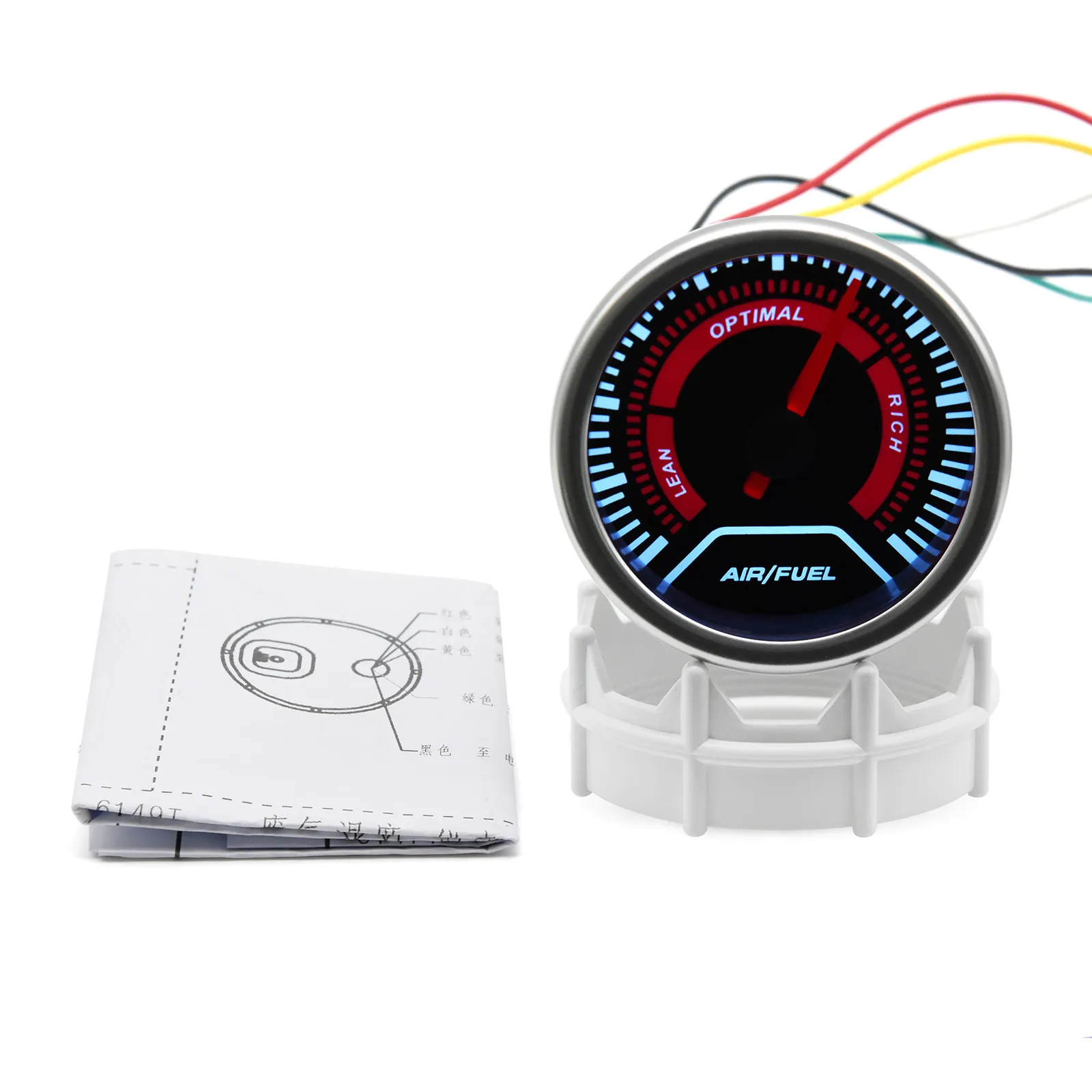 Digital Automotive Temperature Gauge & Air Fuel Ratio Meter Kit ...