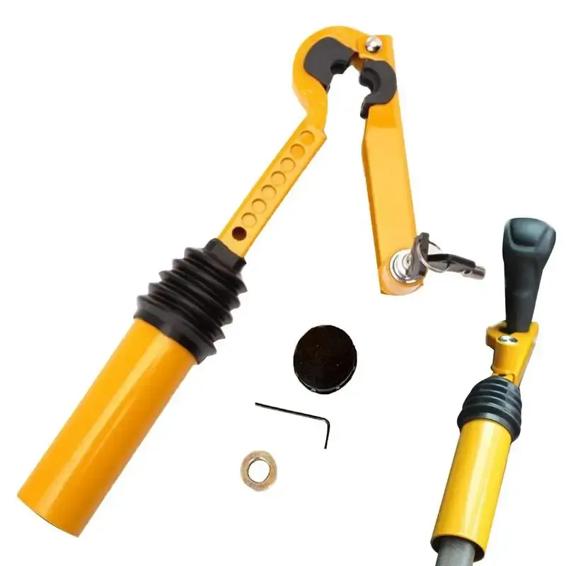 Enhanced Security: Portable Anti-Theft Strong Car Handbrake Lock with 2 ...