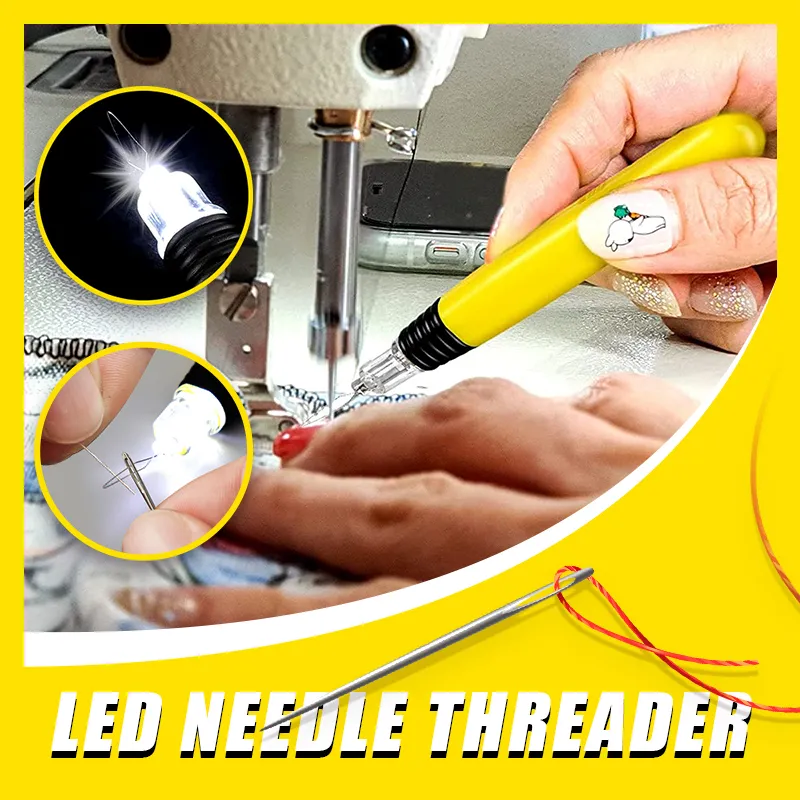 automatic needle threader for hand sewing