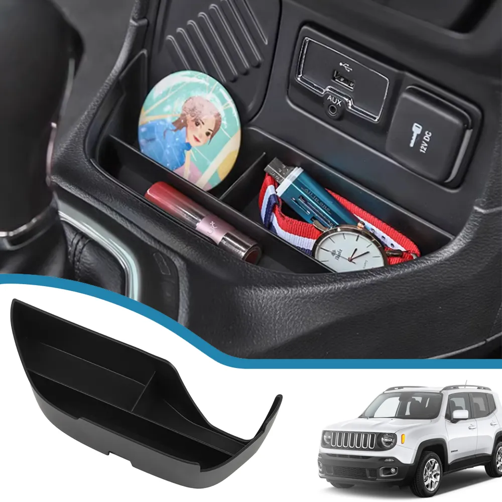 Car Front Gear Shift Storage Box Organizer Tray Container for Jeep ...