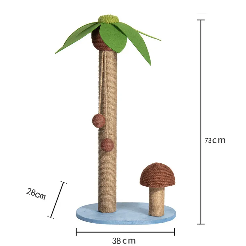 cat palm tree scratching post