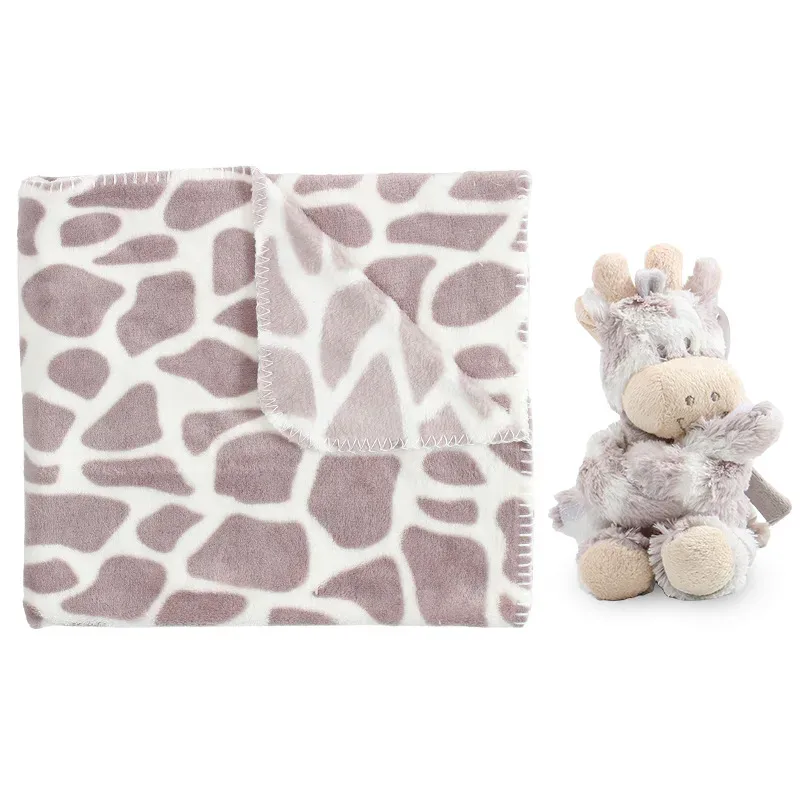 Plush 30 X 30 Baby Security Sleep Blanket with Stuffed Animal Set Pink ...