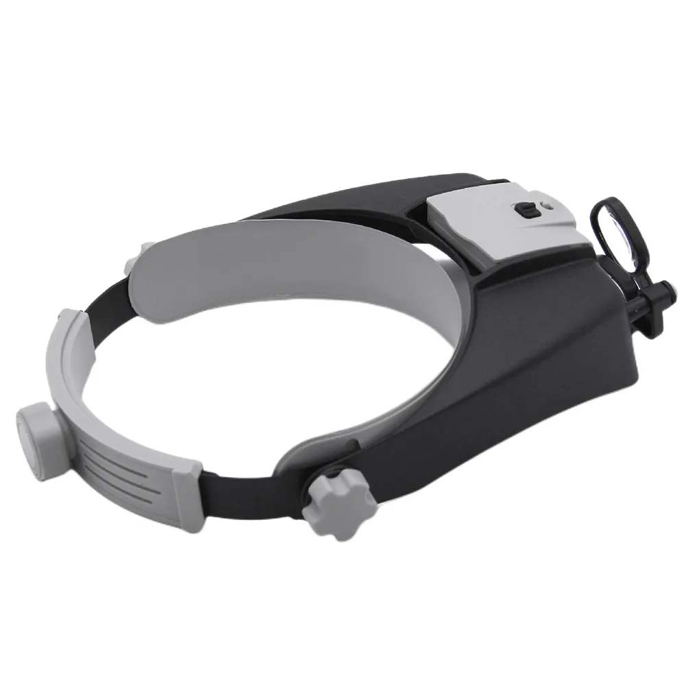 Hands Free Magnifying Glass With LED Lights: Adjustable Headband Loupe ...